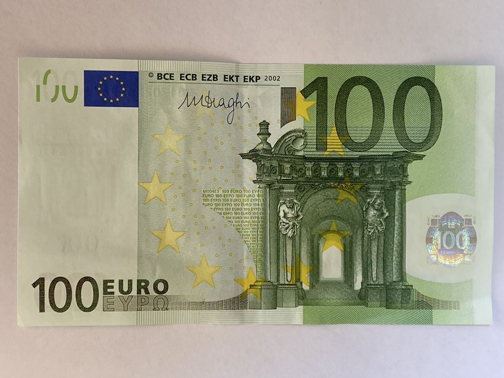 100 Euro Schein (2002) Mario DRAGHI (Gebraucht) in Küssnacht a. Rigi ...