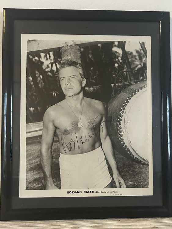 Rossano Brazzi signiertes Foto Autogramm (Gebraucht) in Riedholz für ...