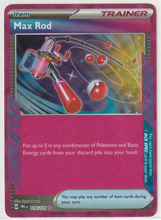 Pokémon Max Rod (116/131) SV Prismatic Evolutions (Gebraucht) in Biel ...