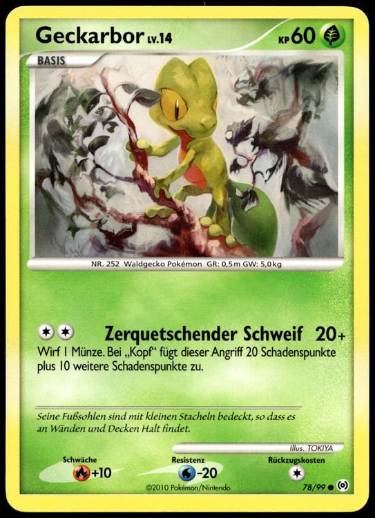 Geckarbor 78/99 Pokémon Platin - Arceus ab 1.- (Neu (gemäss ...