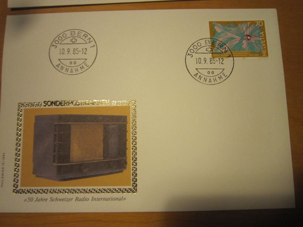 CH 1985 FDC Serie und einzeln normal und speziell (Gebraucht) in ...