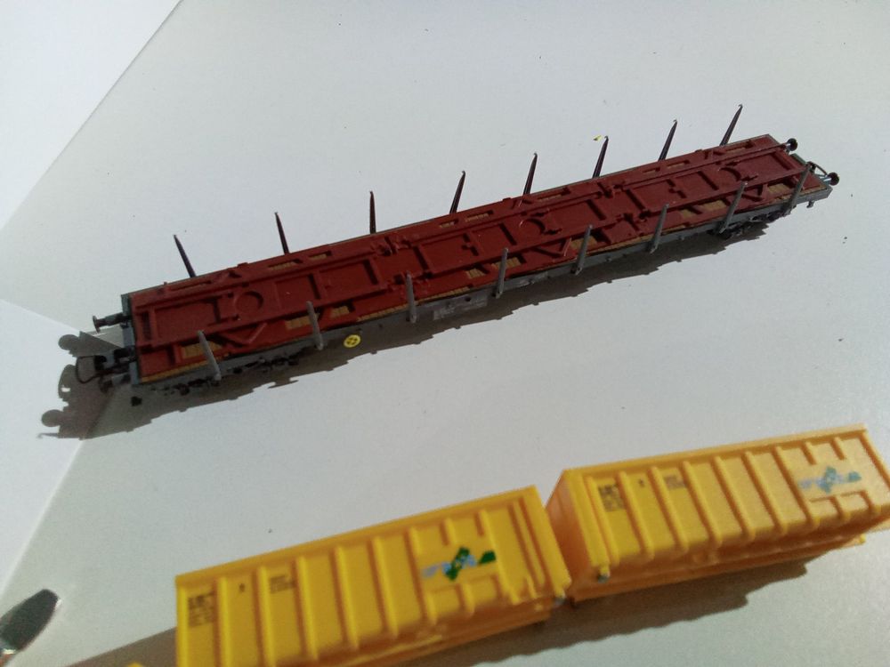 HAG HO ATCS MULDEN CONTAINER WAGEN METALL MIT SCANIA LKW | Kaufen auf ...