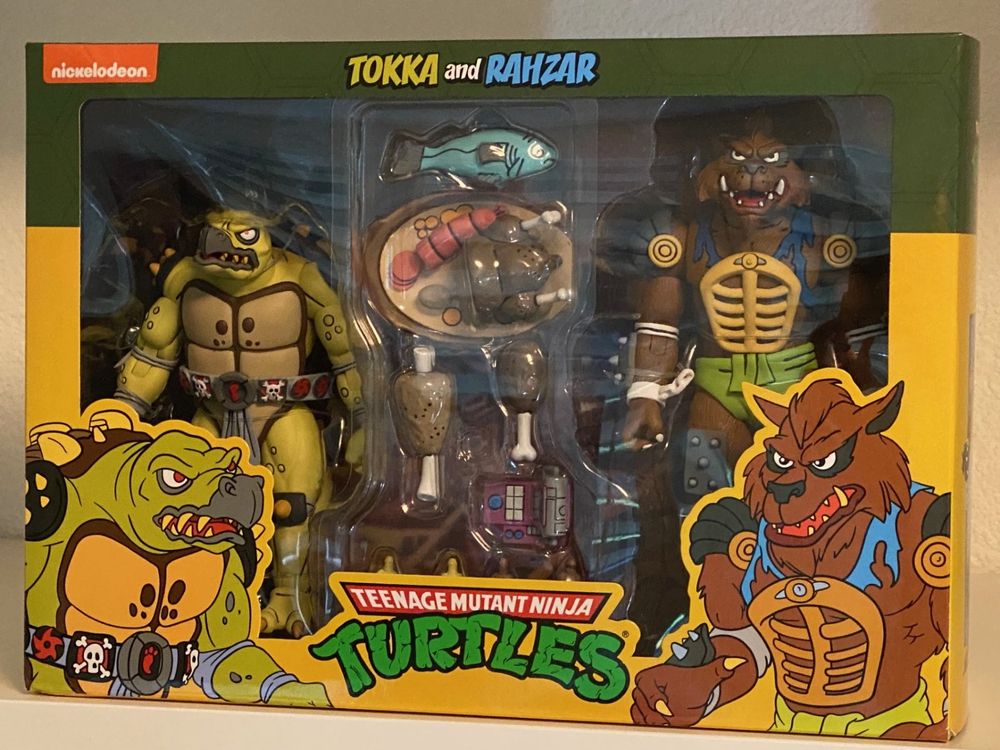 NECA Teenage Mutant Ninja Turtles Tokka and Rahzar (Neu und ...