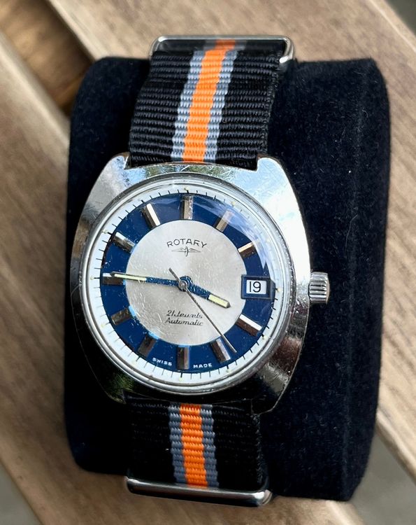 ROTARY UHR 21 JEWELS AUTOMATIC SWISS MADE ANTIK VINTAGE (Gebraucht) in ...