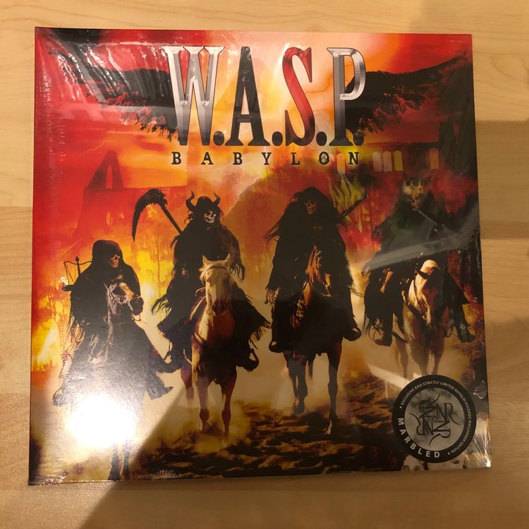 W.A.S.P. Babylon Vinyl LP Die Hard Yellow/Black Marbled 300 | Kaufen ...