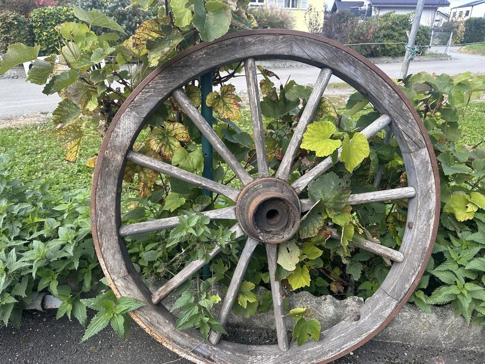Idee Deco Roue De Charrette