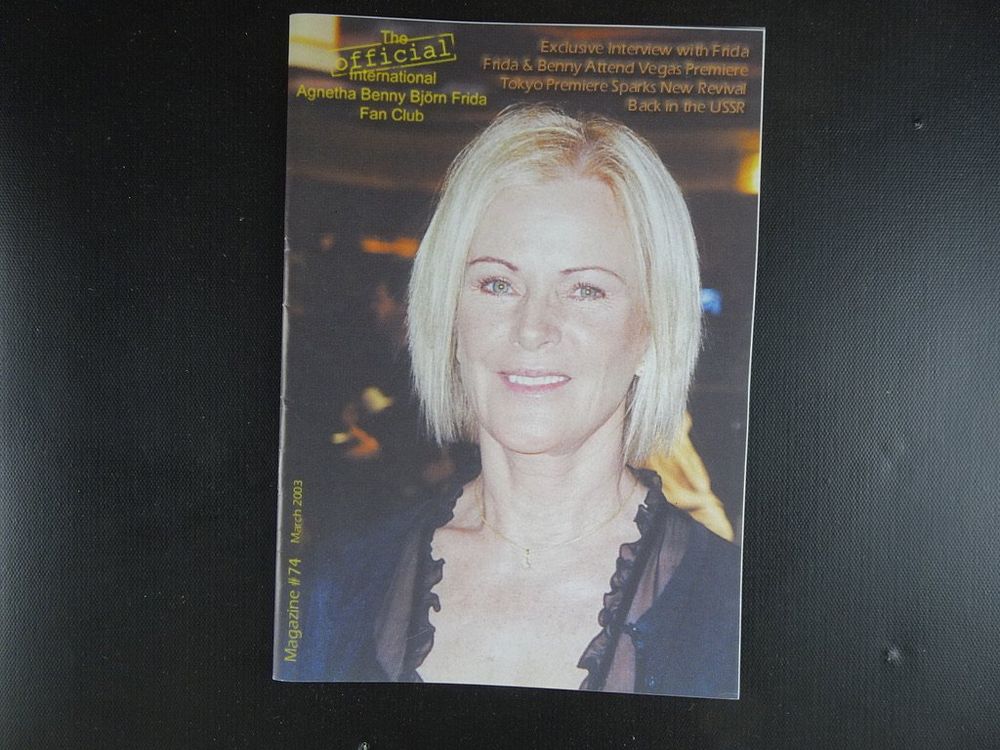 The Official Agnetha Benny Björn Frida Fanclub No. 74 (Gebraucht) in ...