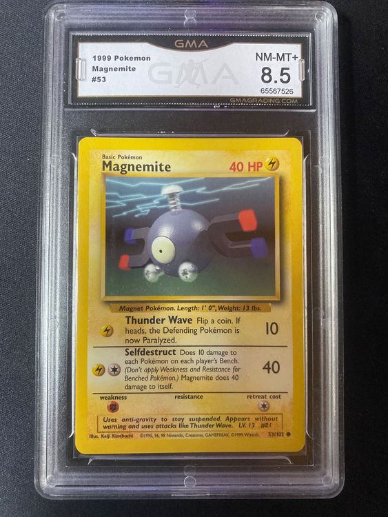 Magnemite 53 - Magnetilo - GMA 8.5 - Base Set - EN (Neu (gemäss ...