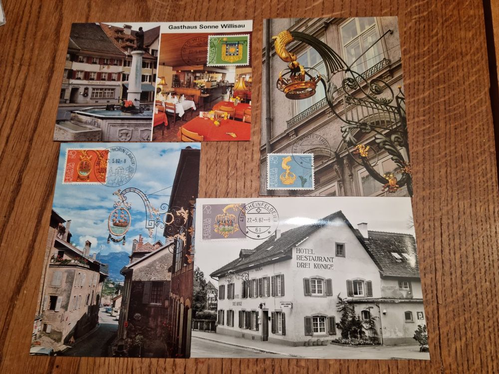 1982 FDC Maximumkarten Pro Patria (Gebraucht) in Arni AG für CHF 8 – mit Lieferung auf Ricardo ...