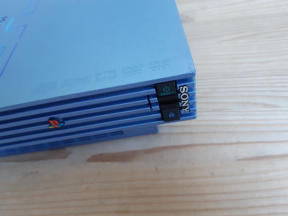 SONY Playstation 2 PS2 Aqua Blue Blau mit Zubehör | Kaufen auf Ricardo