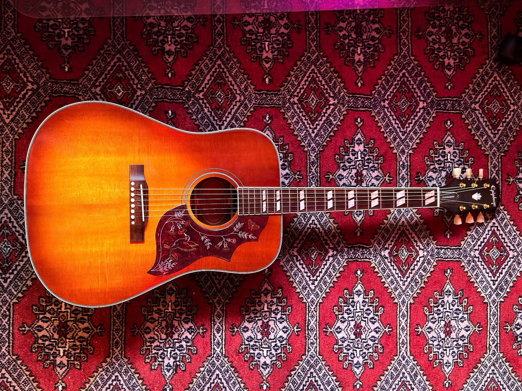 Epiphone Inspired by Gibson Hummingbird Aged Cherry Sunburst (Neu ...