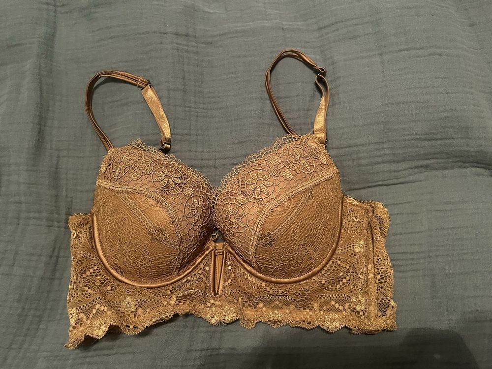 Goldener Spitzen-BH Gr. 80B sehr guter Zustand | Kaufen auf Ricardo