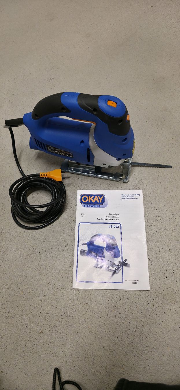OKAY Power Stichsäge JS-003 – 750 W – mit Laser – OVP (Gebraucht) in ...