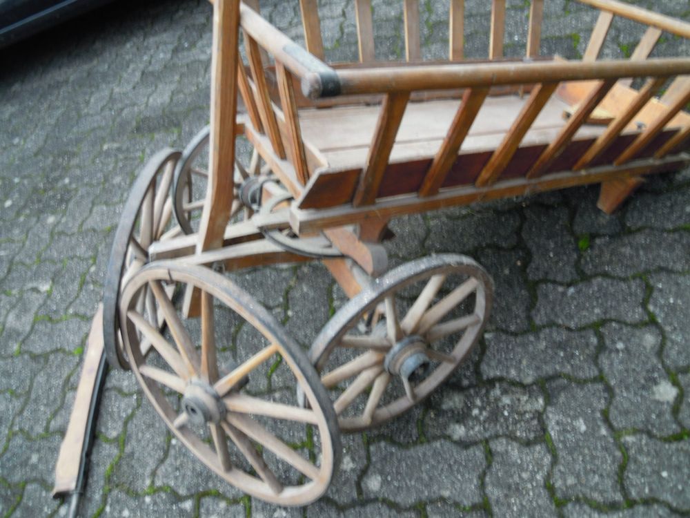 Leiterwagen Holz Gro