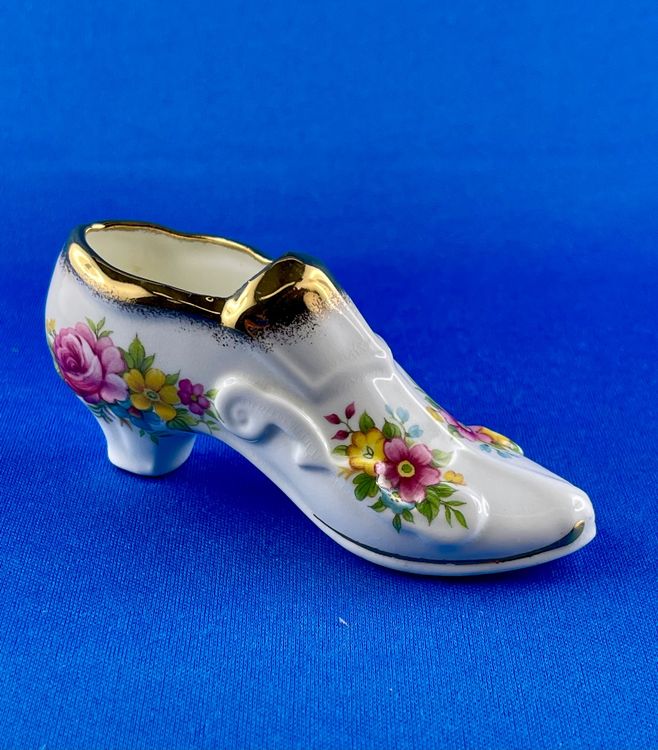 Porzellan Schuh LADY ELEANOR Fine Bone China Made in England (Gebraucht ...