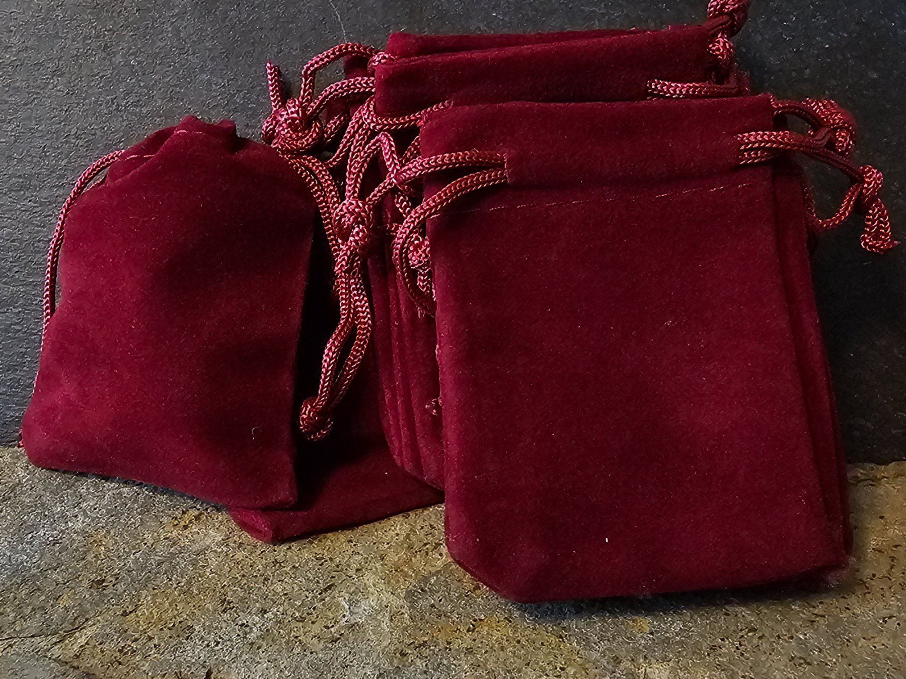 20x Schmuck Beutel 7x5 cm schwarz Tüte Sack Verpackung Box (Neu (gemäss ...