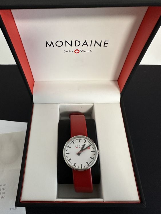 MONDAINE SBB Armbanduhr Uhr Bahnhofuhr (Neu (gemäss Beschreibung)) in ...