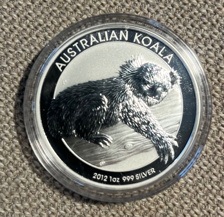 1 Unze Silber Münze Koala 2012 (Perth Mint) – BU/prägefrisch (Neu und ...
