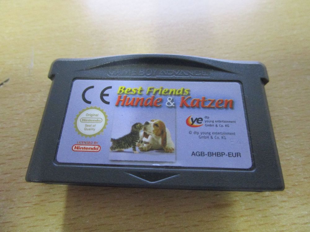 Best Friends Hunde+Katzen Game Boy Advance GBA Hunde + Katze (Gebraucht ...