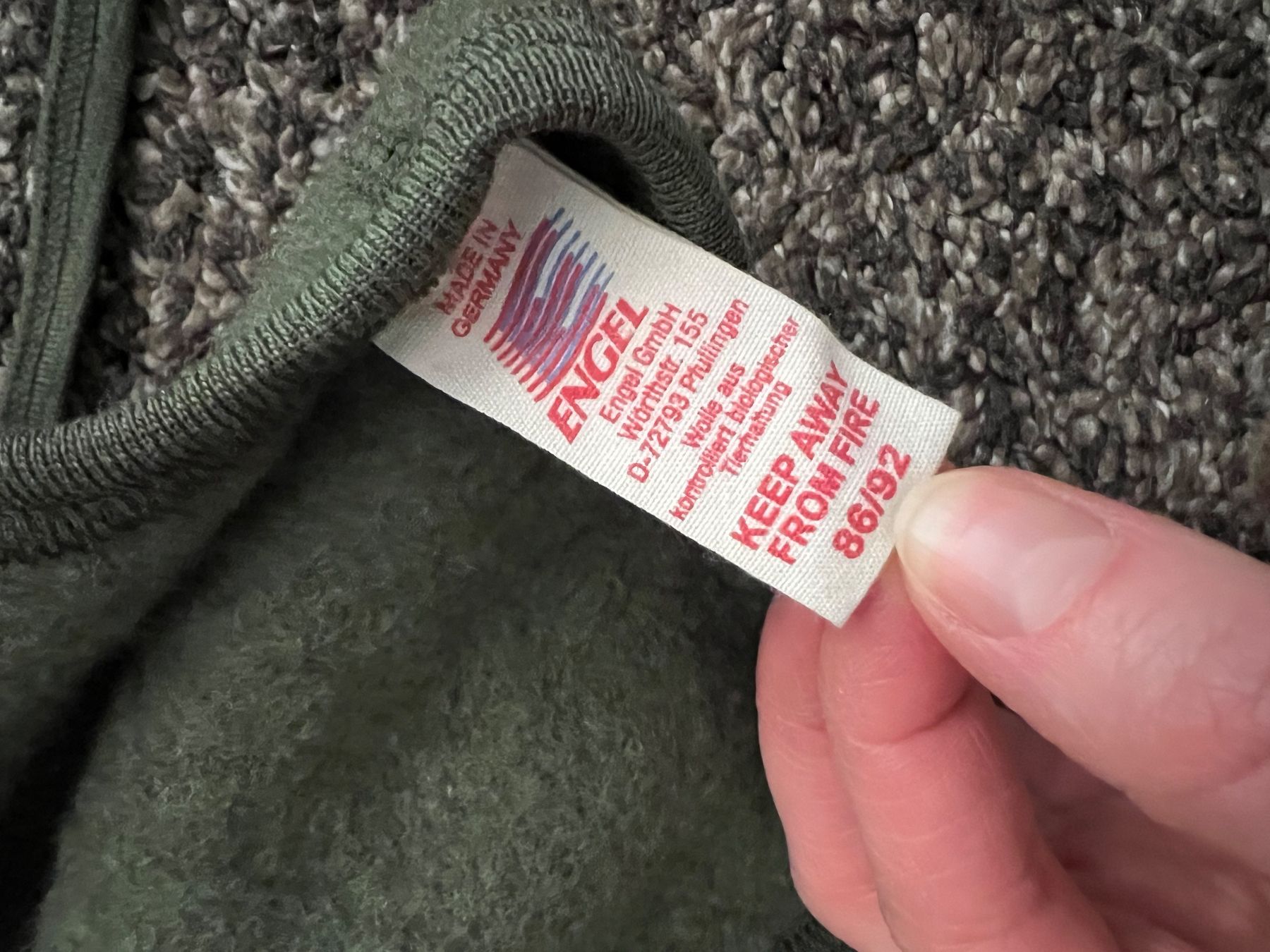 Engel Wollmütze, Grösse 86/92, guter Zustand (Gebraucht) in Zürich für ...