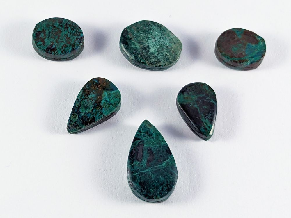 Chrysokoll 6Stk. 12 bis 18mm mit Fassungsrille (Neu und originalverpackt) in Meilen für CHF 8 ...