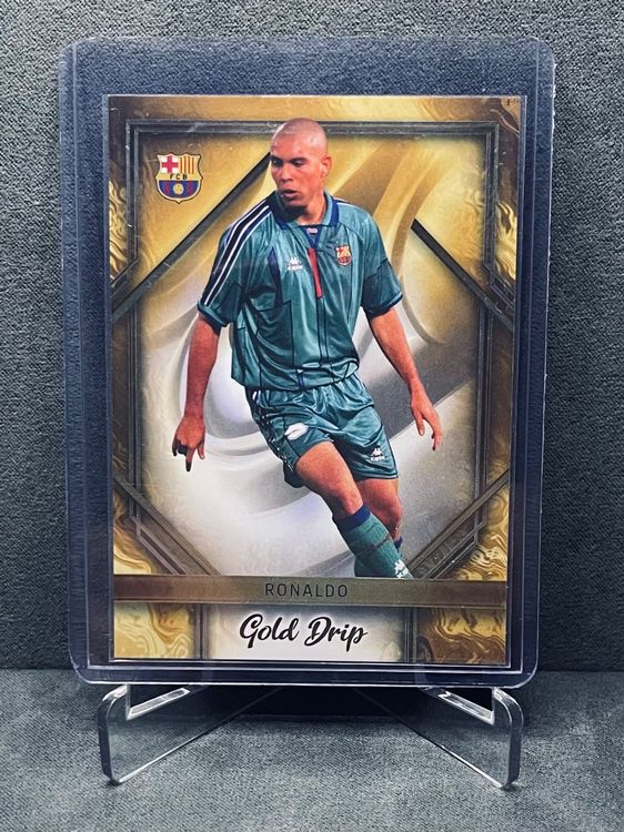 2023-24 Topps Barcelona Team Set Ronaldo Gold Drip (Gebraucht) in ...