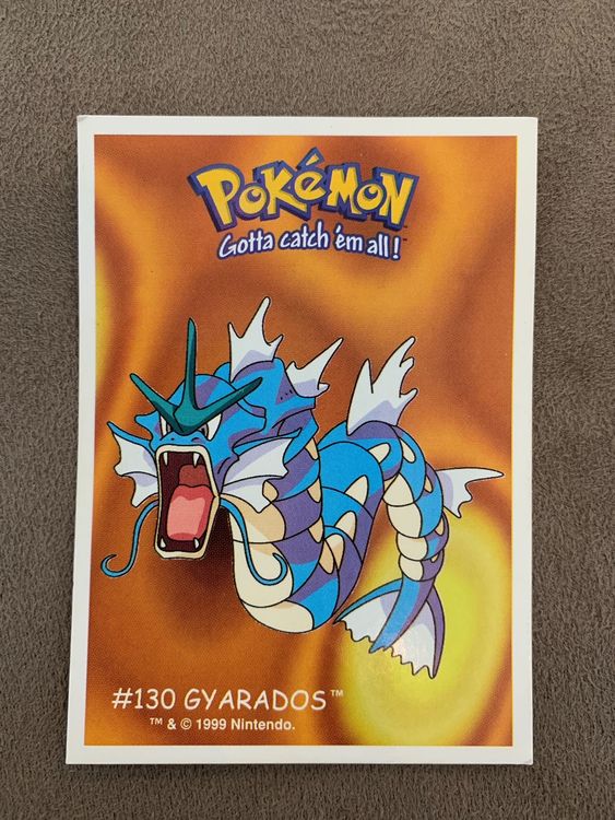 #130 GYARADOS Dunkin Boomer Pokémon Sticker | Kaufen auf Ricardo