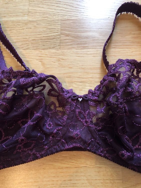 Triumph BH in bordeaux Farbe mit Spitze Gr. 85 C NEU | Kaufen auf Ricardo