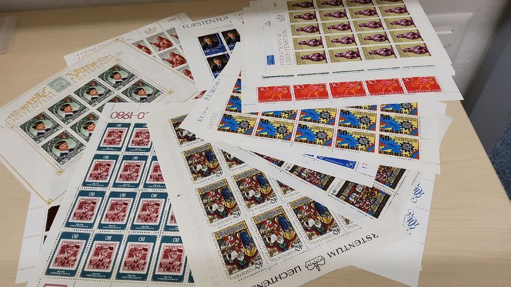 Briefmarken Sammlung Liechtenstein, viele Jahrgänge! | Kaufen auf Ricardo
