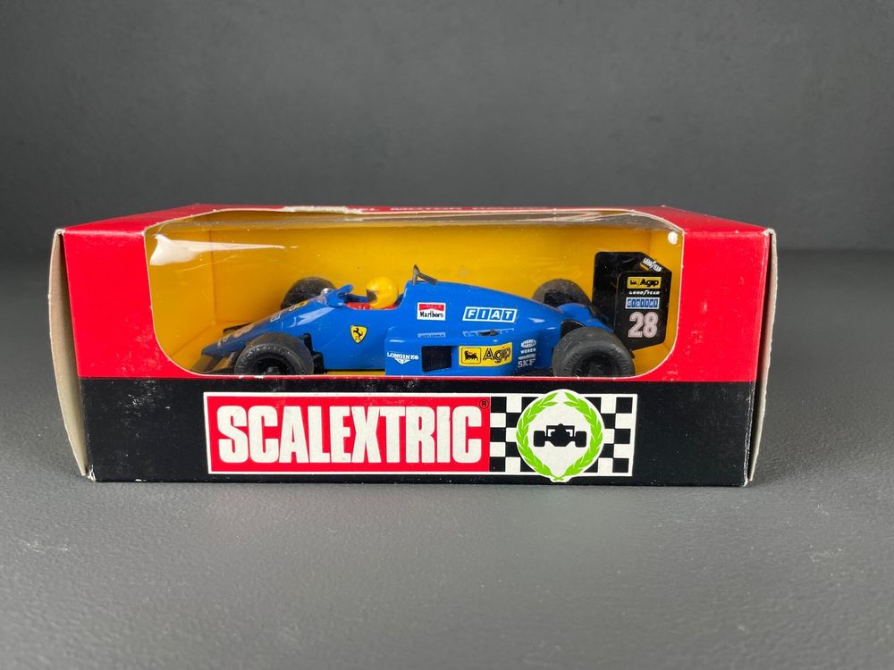 Scalextric Exin 4087 Ferrari F1 Blue #28 (Neu (gemäss Beschreibung)) in ...