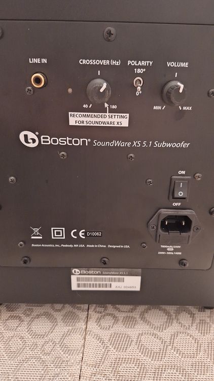 Surround Speaker System, Boston Acoustics Soundware XS 5.1 (Gebraucht ...