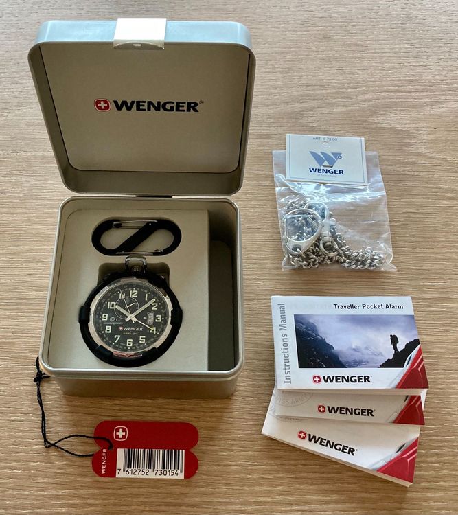 Wenger Traveller Pocket Alarm Watch (Neu und originalverpackt) in ...