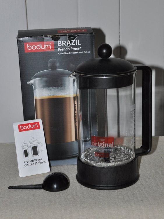 Bodum Brazil French Press Kaffeebereiter 8 Tassen 1 lt | Kaufen auf Ricardo