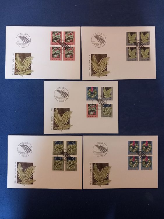 FDC Pro Juventute1993 serie complete (D'occasion) à Salavaux pour CHF 1 ...