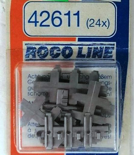 Roco H0 42611: 24 x Isolier- Schienenverbinder 2,1 mm, neu | Kaufen auf ...
