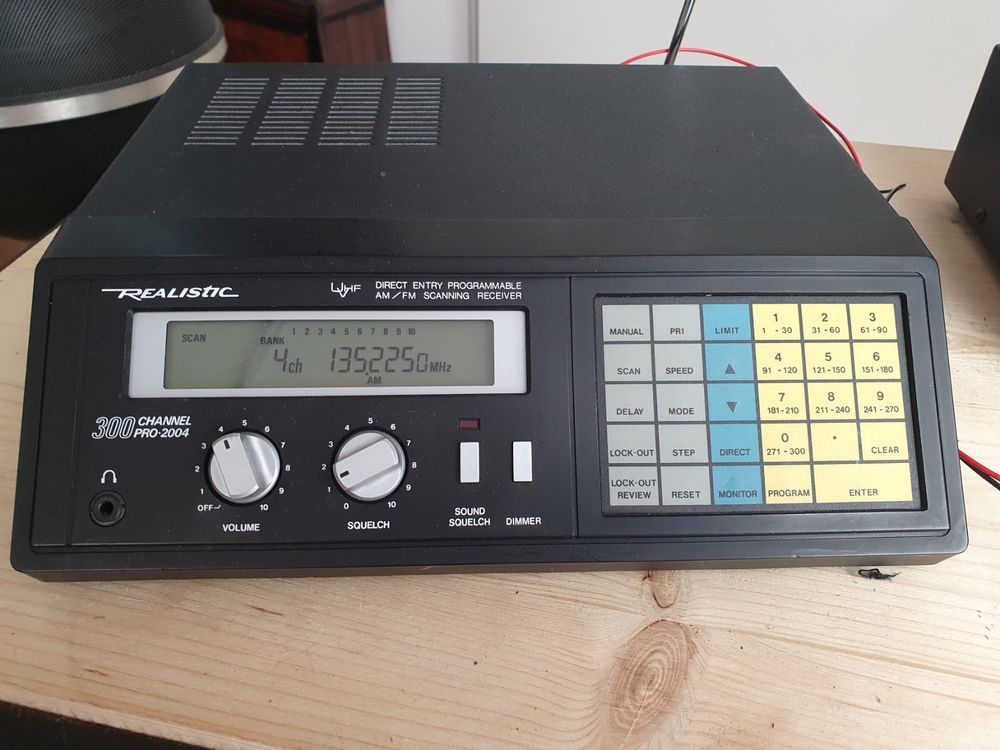 Realistic Pro 2004 Scanning Receiver mit Netzteil & Antenne (Gebraucht ...