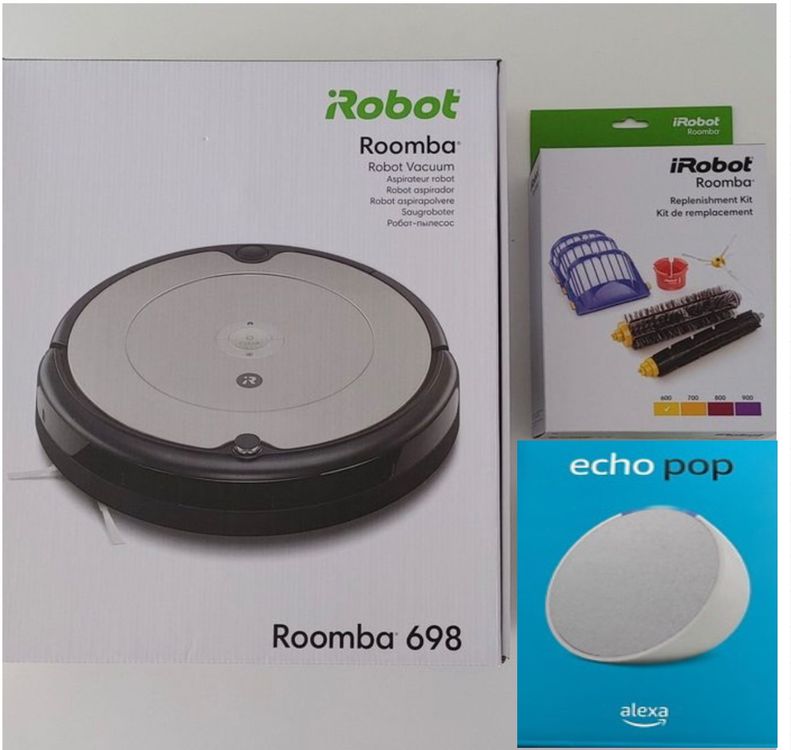 iRobot Saugroboter Roomba 698,mit Alexa mit Sprachassistent (Neu ...