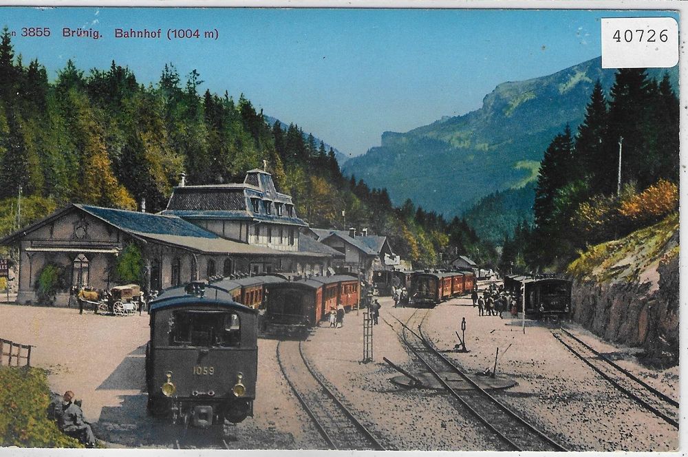 Brünig - Bahnhof - Litho (Gebraucht) in Ettingen für CHF 4 – mit Lieferung auf Ricardo kaufen