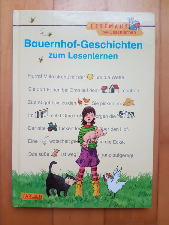 Bauernhofgeschichten zum lesen lernen - Kinderbuch (Neu (gemäss ...