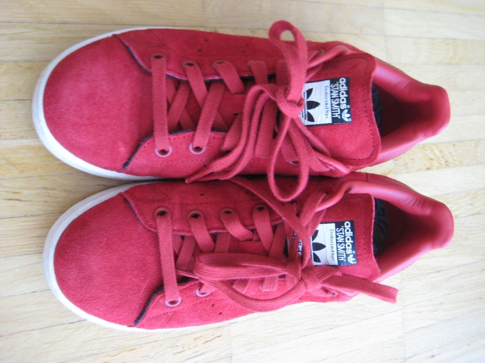 ADIDAS Stan Smith Leder Rot | Kaufen auf Ricardo