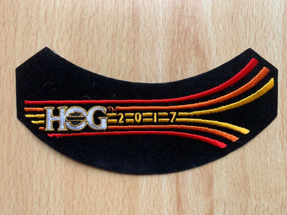 Harley Owners Group 2017 Patch und Pin, Top Zustand (Neu und ...