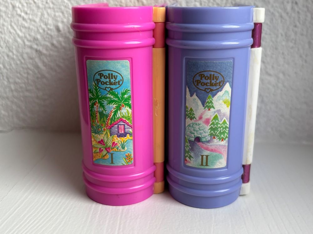 Polly Pocket Story Book I + II Glitter Island / Sparkle Snow | Kaufen ...