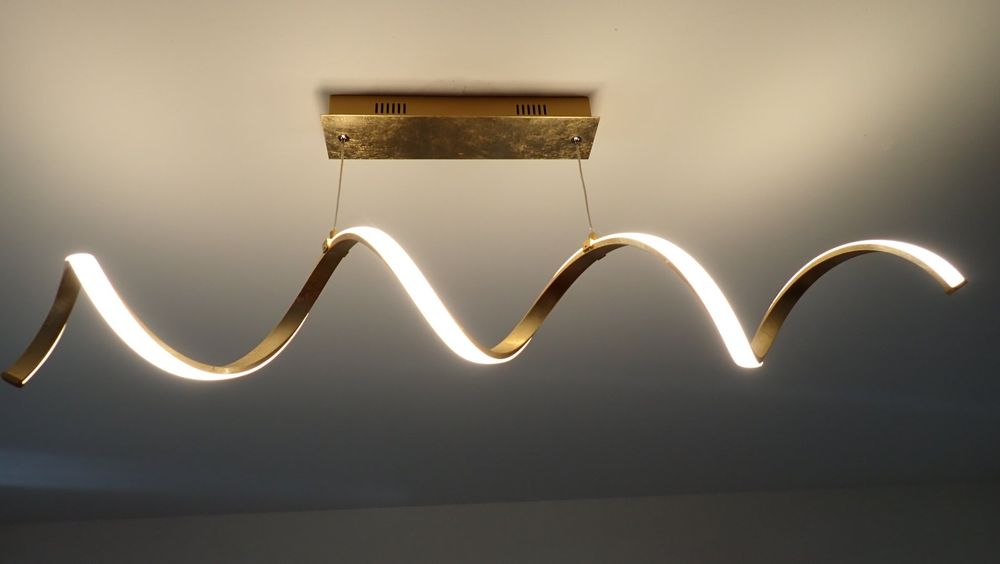 WOFI moderne Spiral-Deckenleuchte LED | Kaufen auf Ricardo