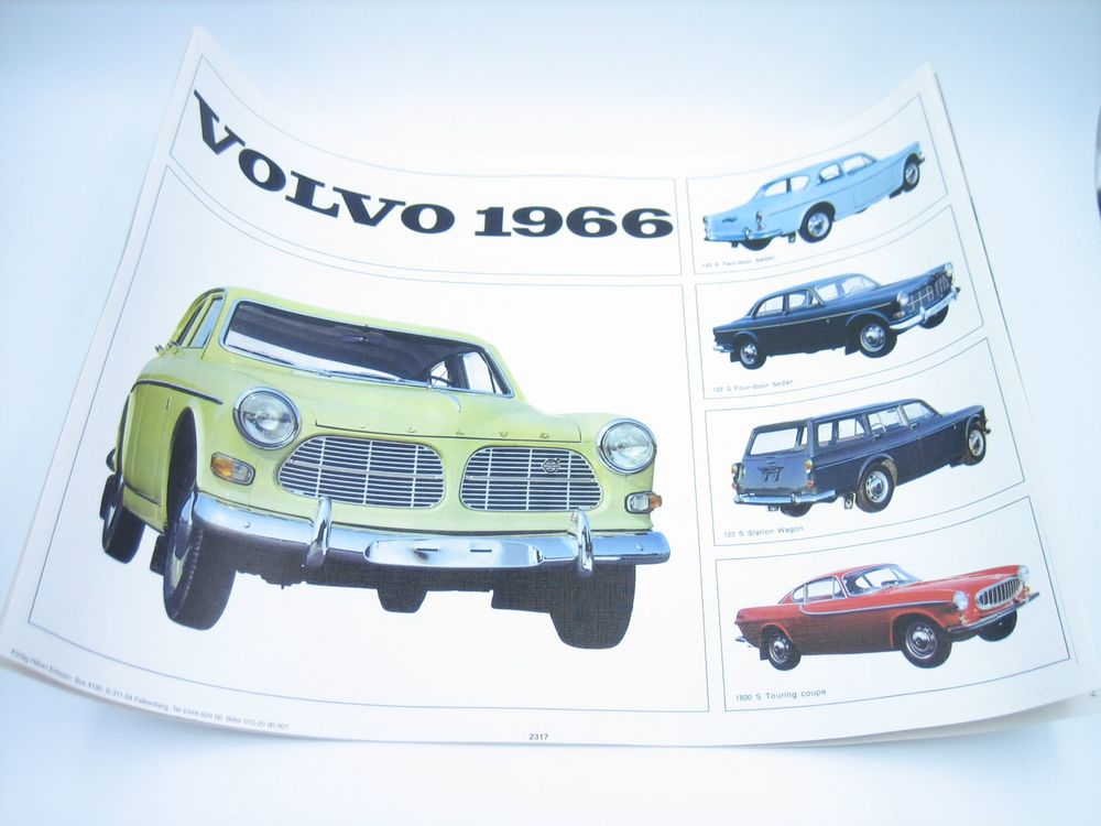 5 x VOLVO Poster VOLVO 1966 / 1965 | Kaufen auf Ricardo