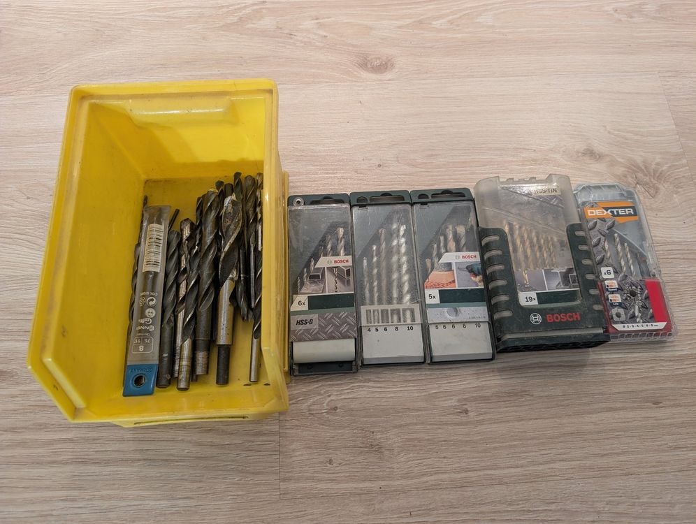Bohrer Set (Gebraucht) in Sissach für CHF 8 – mit Lieferung auf Ricardo ...