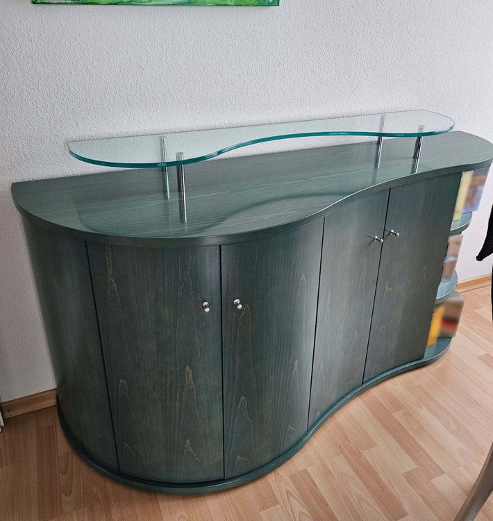 Sideboard mit Glasplatte & Bar-Ecke | Kaufen auf Ricardo