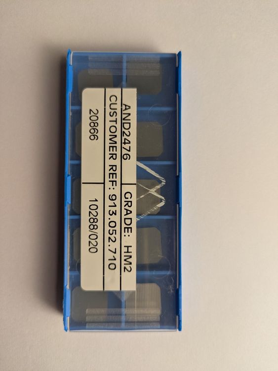 5 VE à 10 Stk. Wendeplatten SEKN 1203 AFFN (Neu und originalverpackt ...
