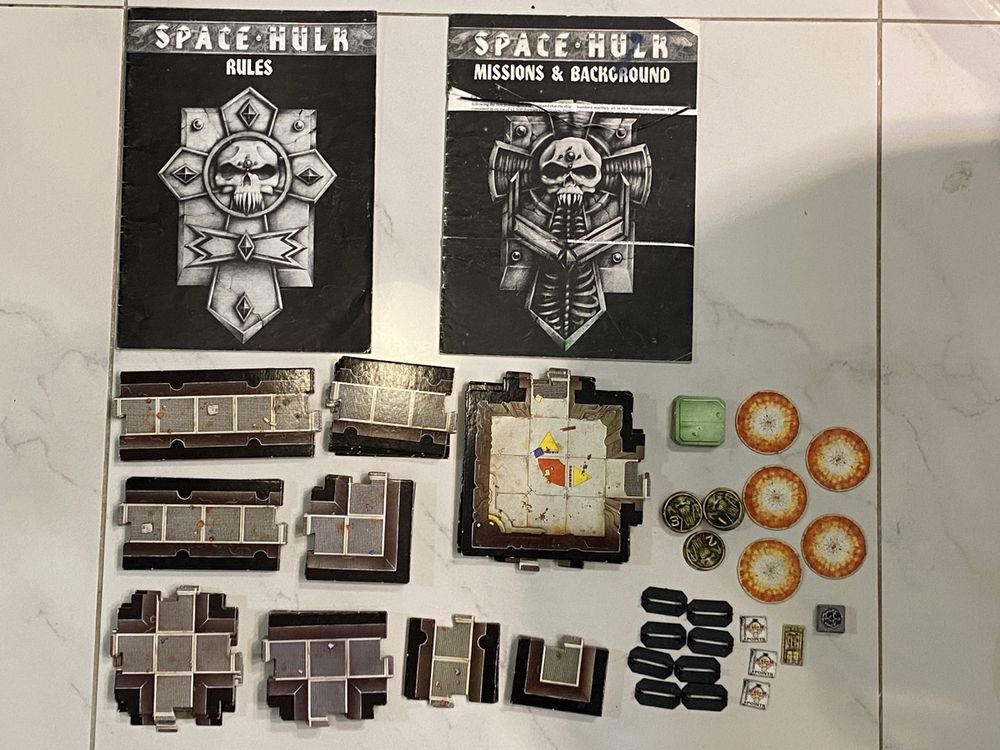 Warhammer 40k - Space Hulk 1st edition (1989)books and tiles (Gebraucht ...