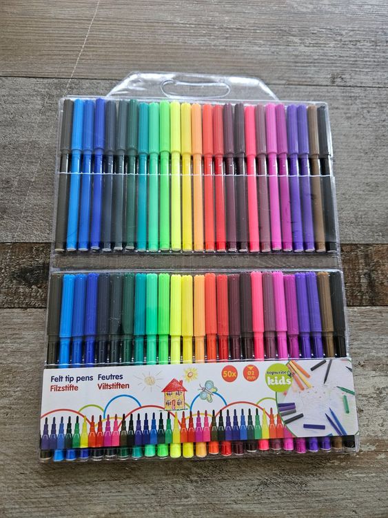 2 x 50 Filzstifte ab 10fr | Kaufen auf Ricardo