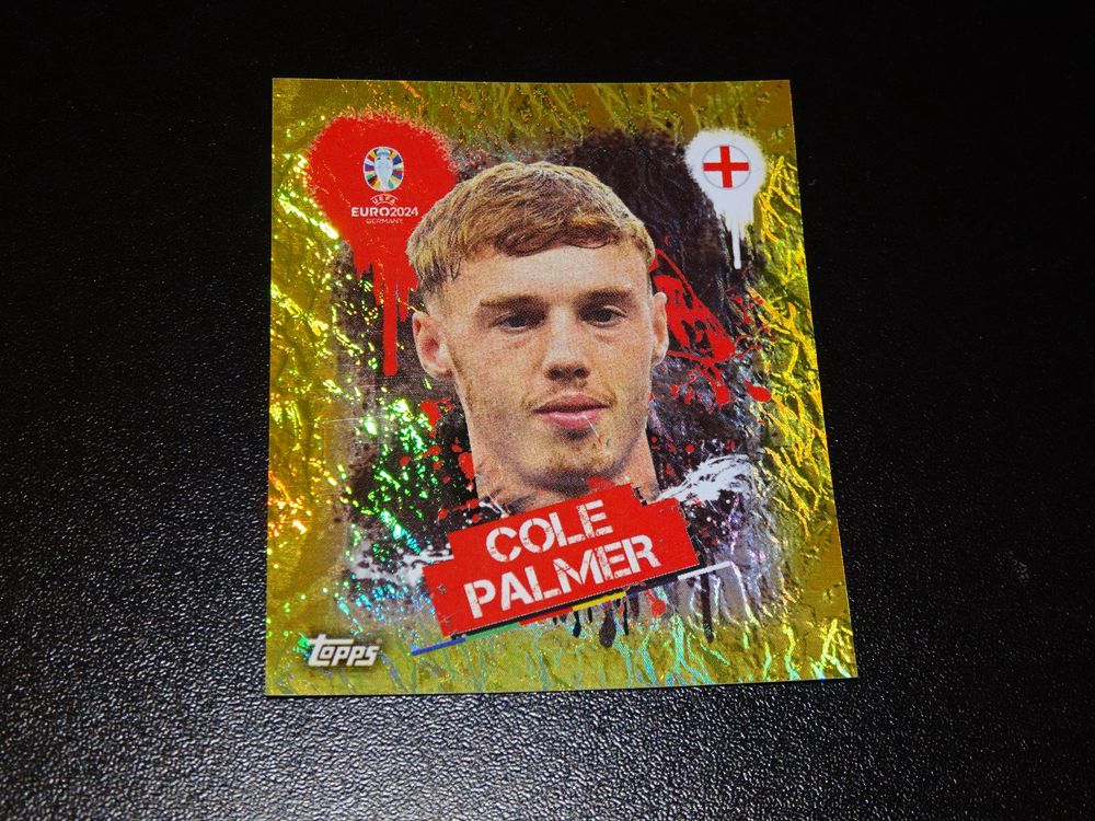Topps Sticker Artist C. Palmer, ENG 3, Gold, Euro / EM 2024 | Kaufen ...